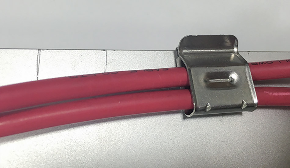 Tripsolar Sus304 Solar Cable Clips For Two Wires | Tripsolar