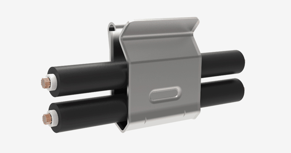 Tripsolar Sus304 Solar Cable Clips For Two Wires | Tripsolar